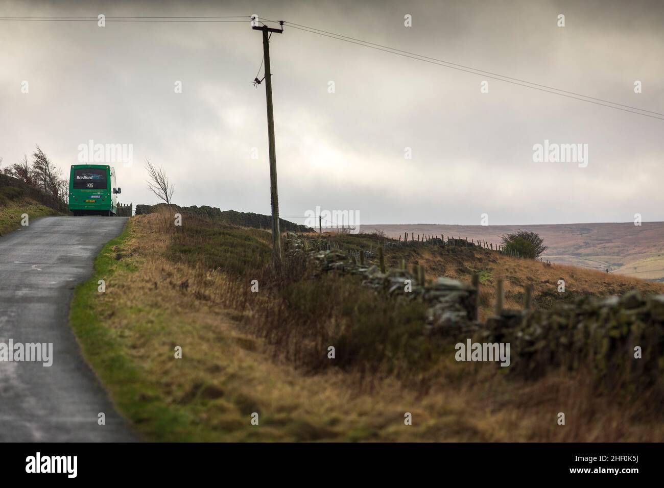 Rural bus services near Haworth, Oxenhope, Oldfield and Oakworth in ...