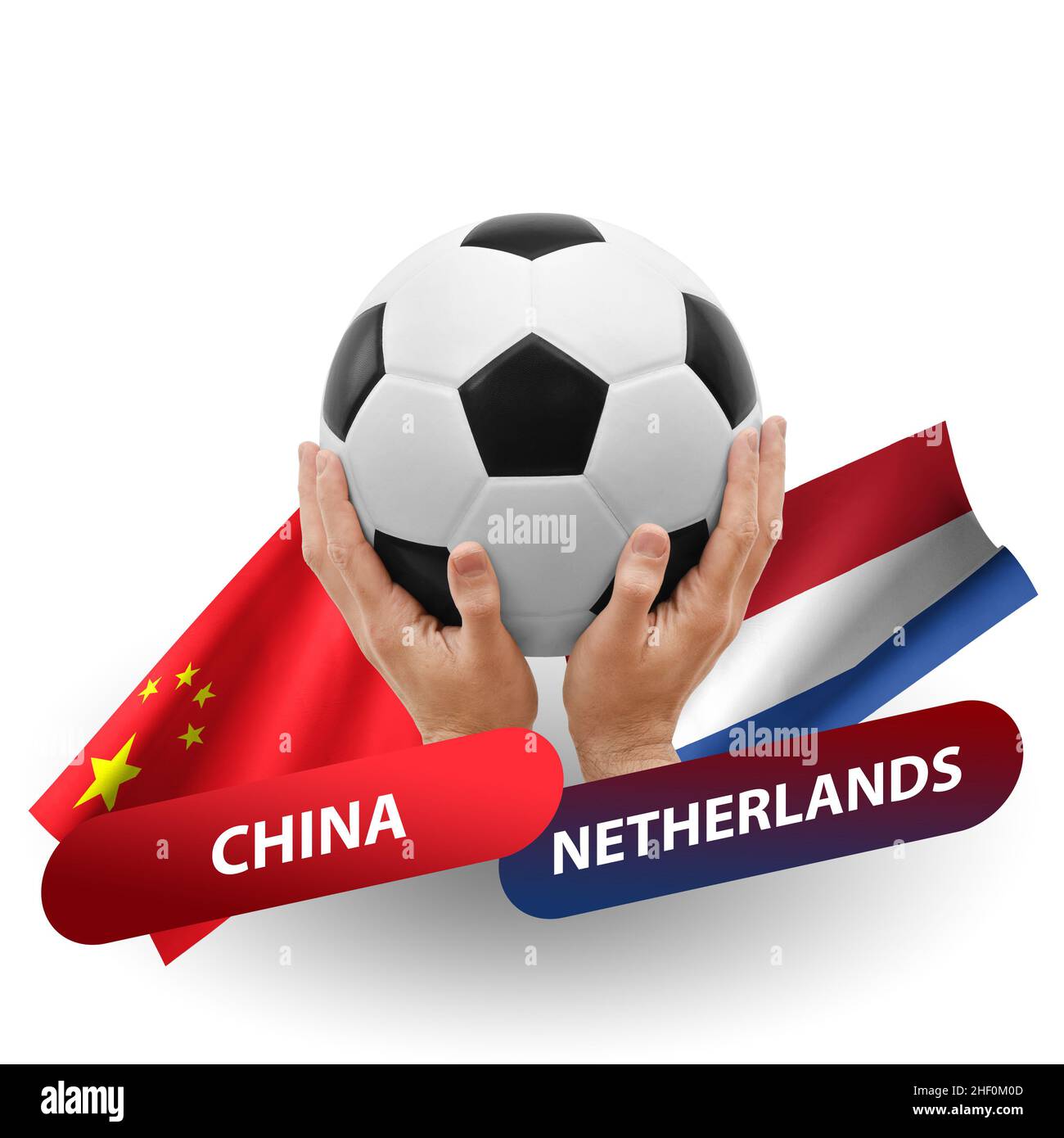 Football match netherlands versus Cut Out Stock Images & Pictures - Alamy
