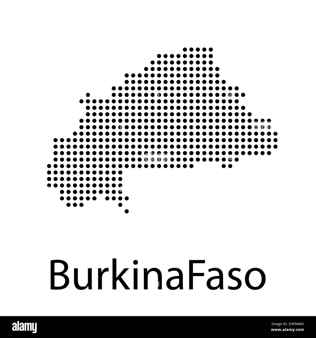 High detailed vector map - Burkina Faso esp 10 Stock Vector Image & Art - Alamy