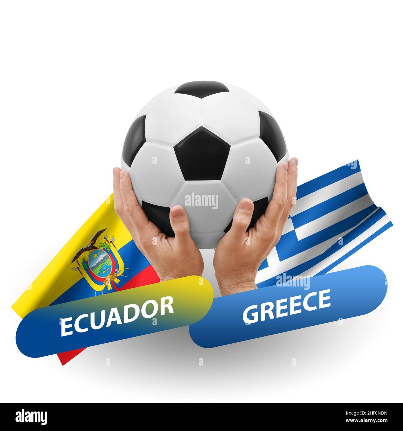 Greece ecuador flag hi-res stock photography and images - Alamy