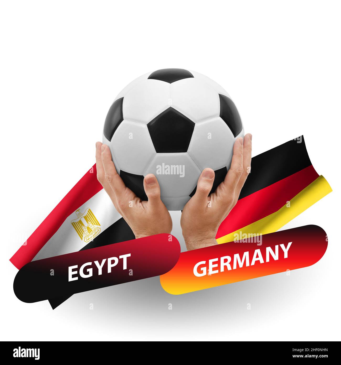 Soccer football competition match, national teams egypt vs germany ...