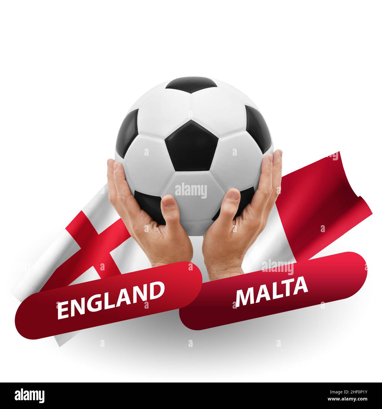 Soccer football competition match, national teams england vs malta ...