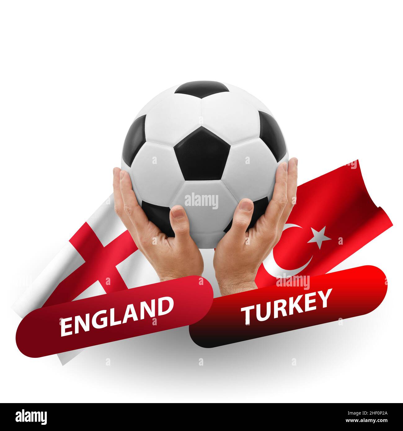 Soccer football competition match, national teams england vs turkey ...