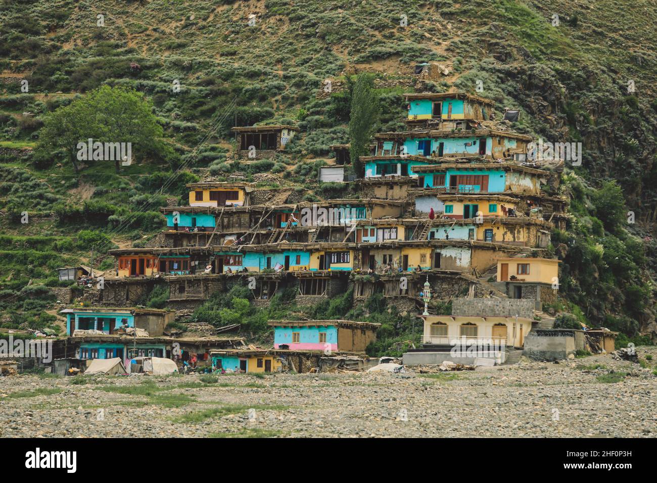 Traditional and Unique Village Houses on the green Highlands in ...