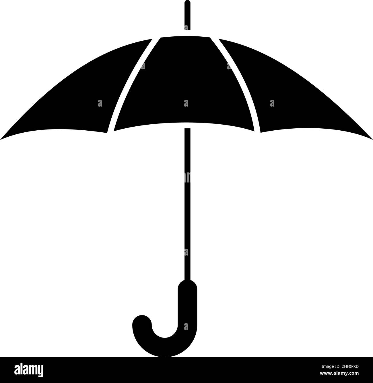 Umbrella Spring Glyph Icon Vector Stock Vector Image & Art - Alamy