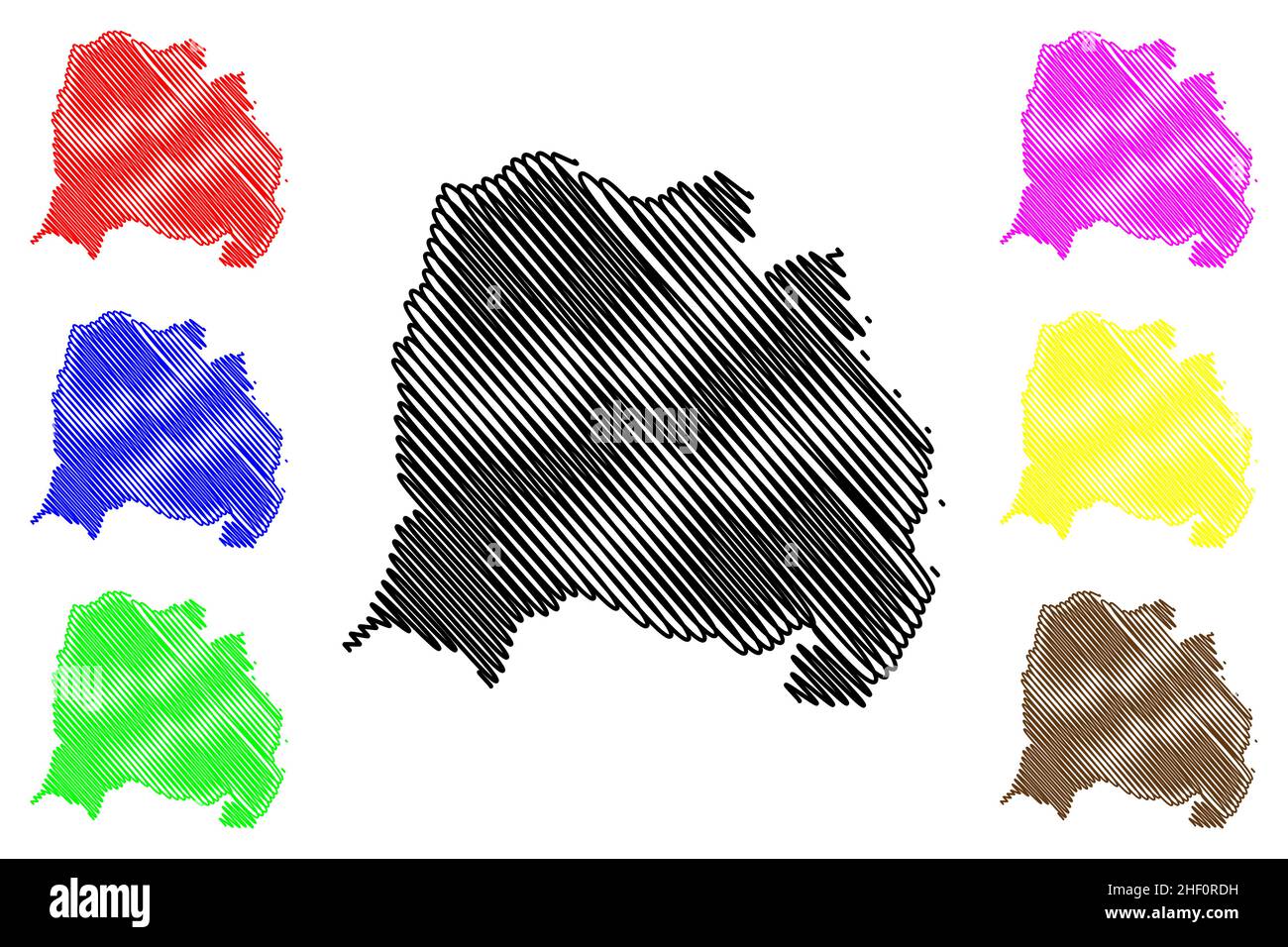 West Singhbhum district (Jharkhand State, Republic of India, Kolhan ...