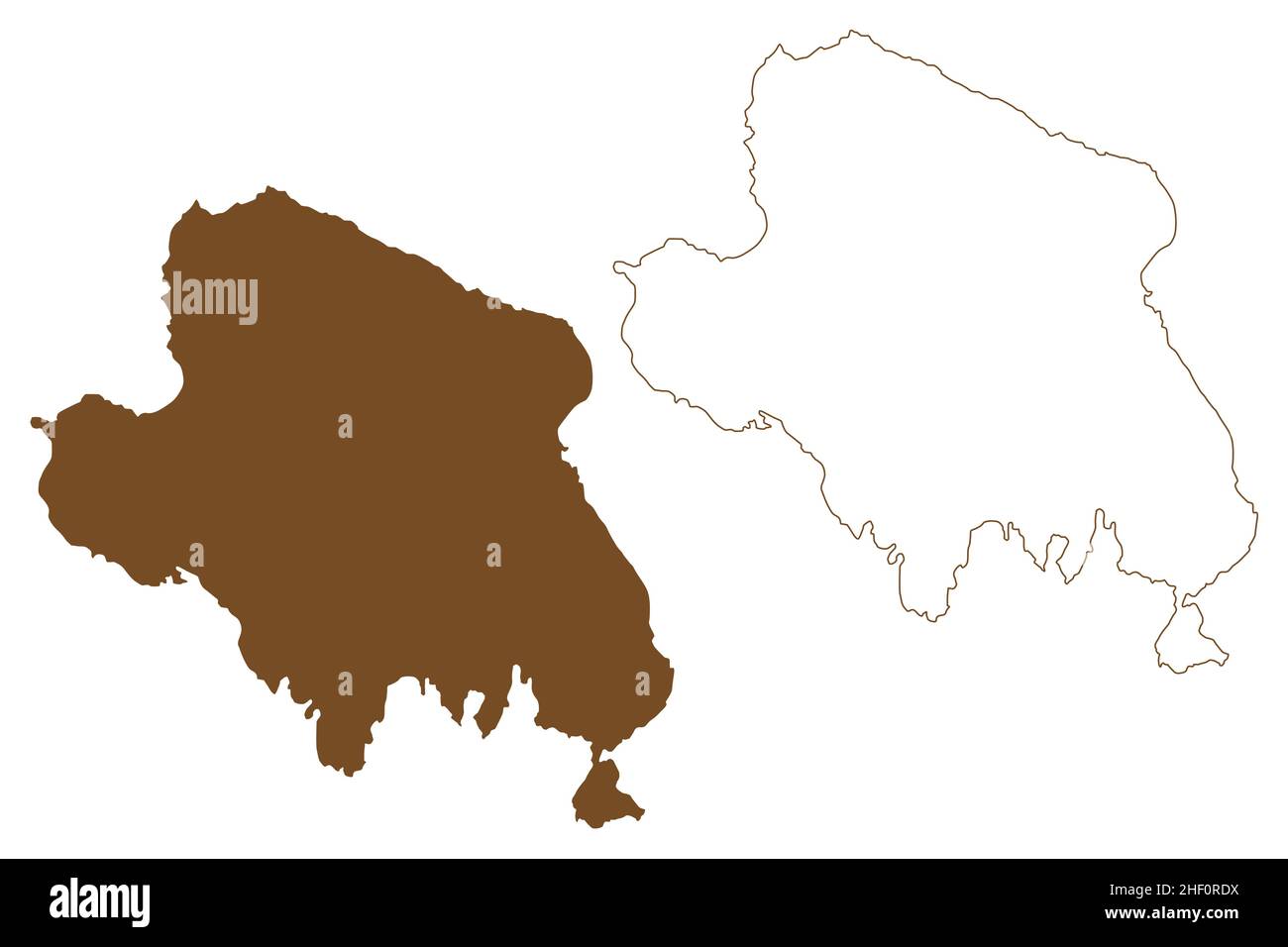 Muhu island (Republic of Estonia, West Estonian archipelago, Saare ...