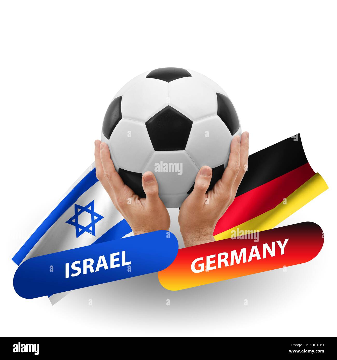 Soccer football competition match, national teams israel vs germany ...
