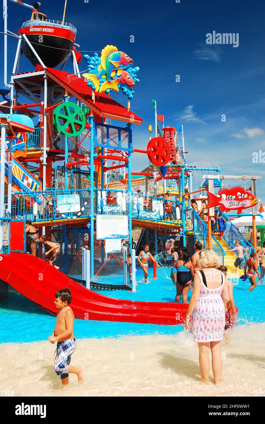 Water Works Water Park Stock Photo - Alamy