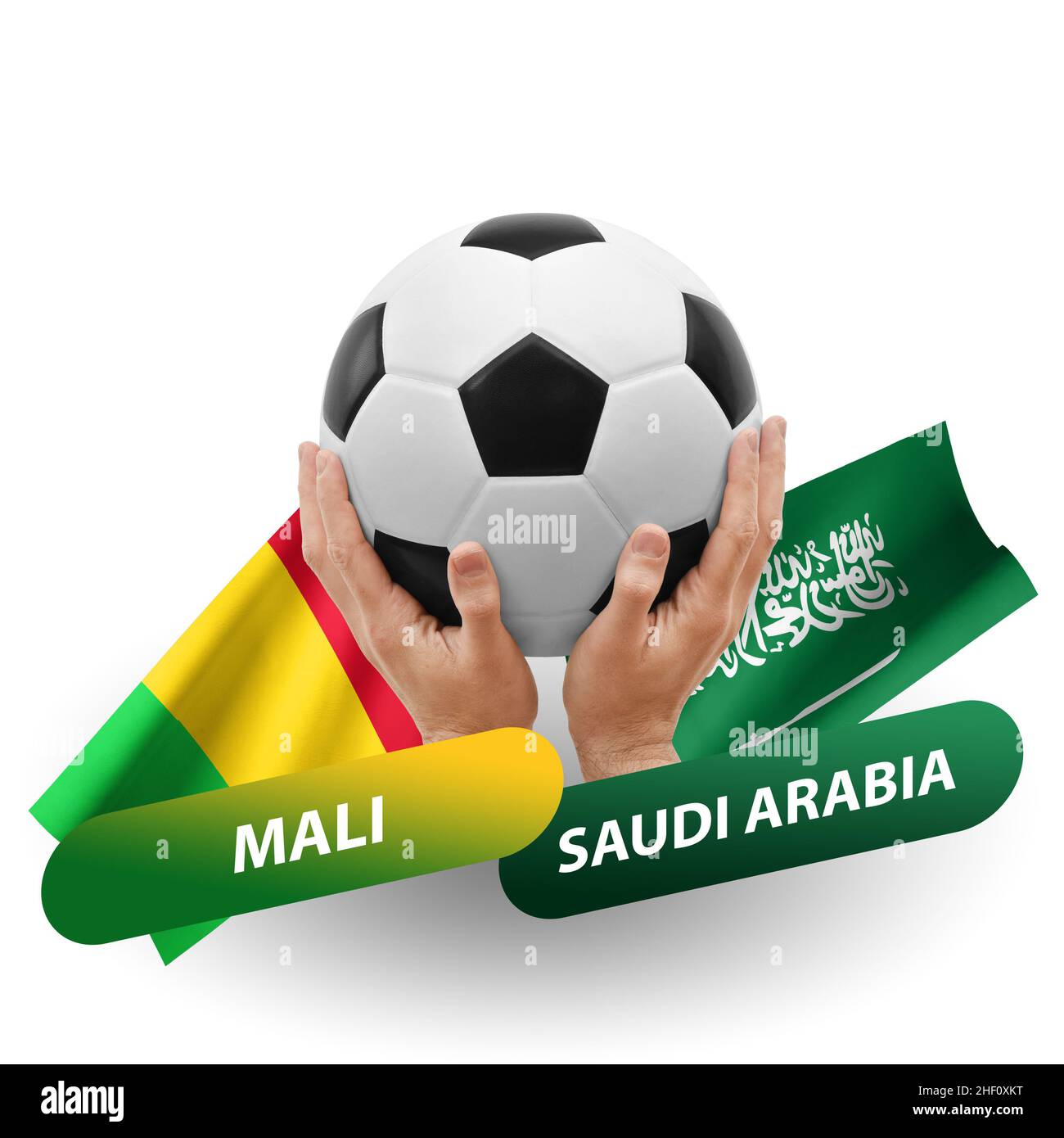 Soccer football competition match, national teams mali vs saudi arabia ...
