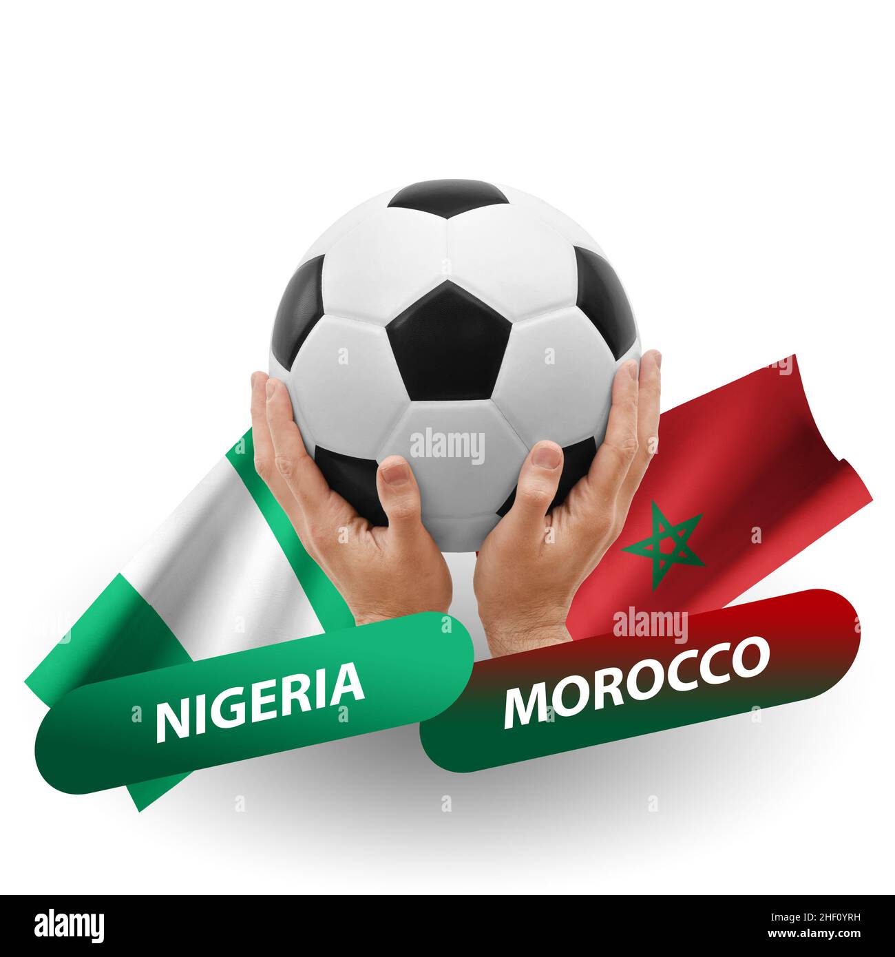 Nigeria vs morocco Cut Out Stock Images & Pictures - Alamy