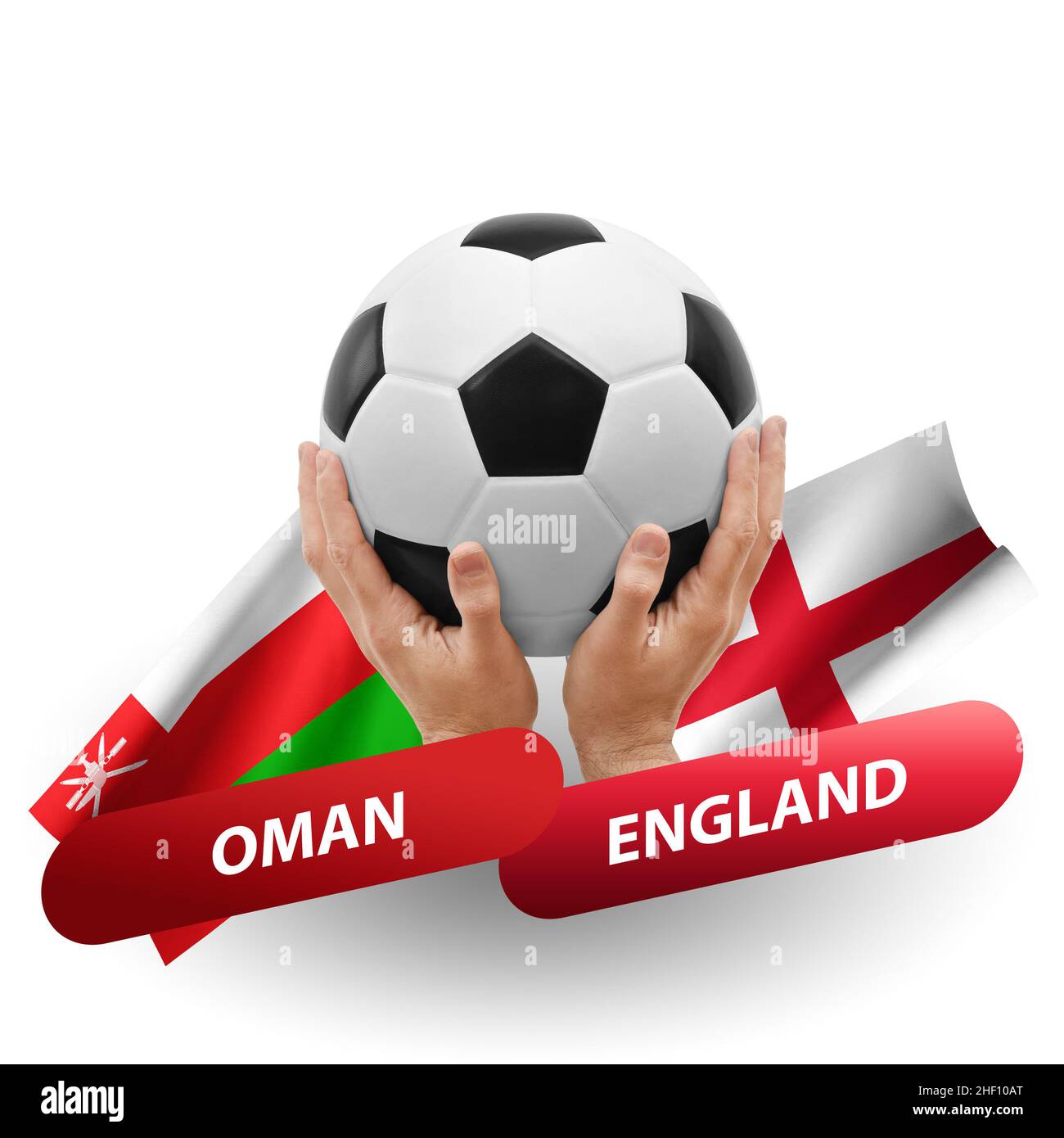 Soccer football competition match, national teams oman vs england Stock ...