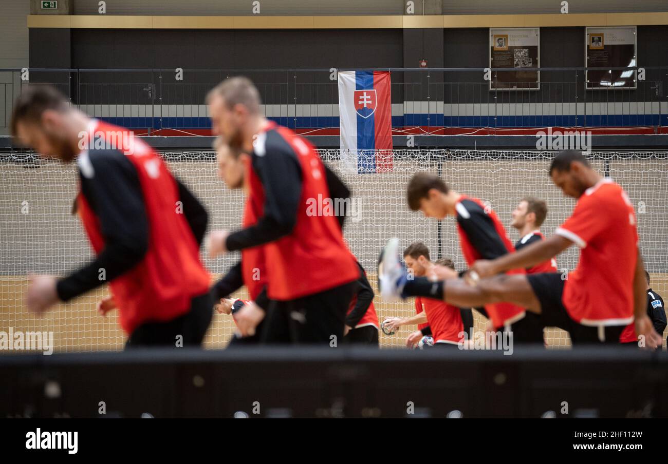 Bratislava, Slovakia. 13th Jan, 2022. European Handball Championship ...