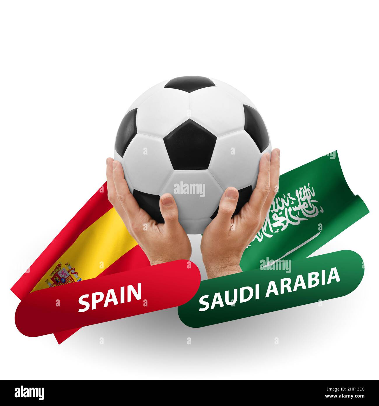 Saudi arabia versus spain international hi-res stock photography and ...