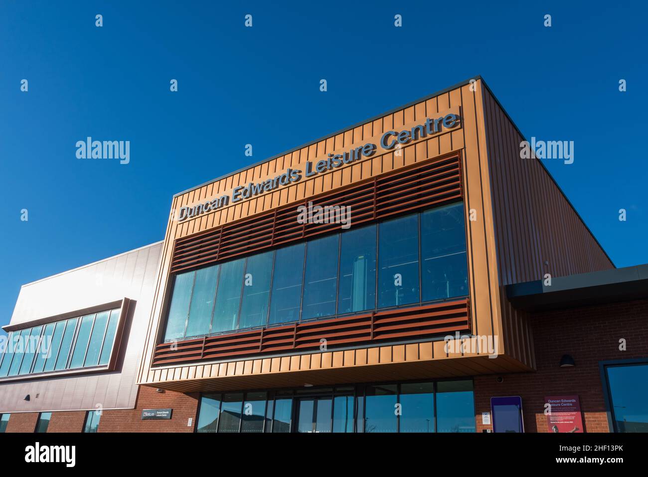 The newly built Duncan Edwards Leisure Centre in Dudley, West Midlands ...