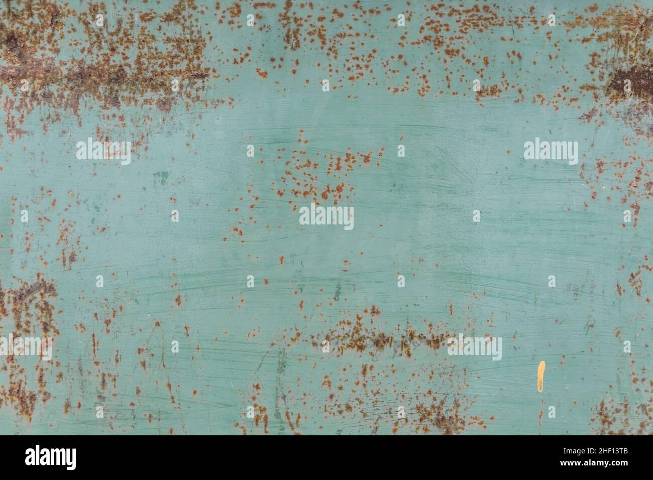 Peeling green paint with old, worn metal texture weathered iron dirty ...