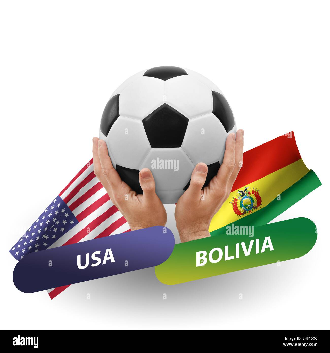 Soccer football competition match, national teams usa vs bolivia Stock ...