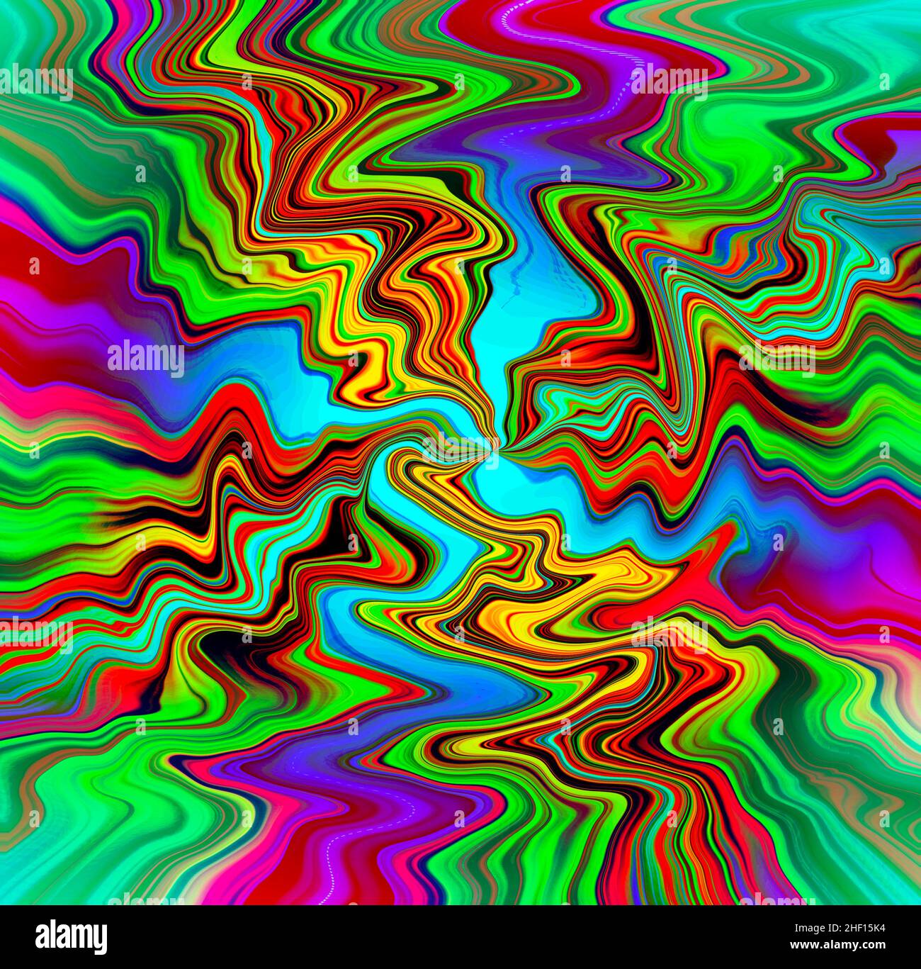 round liquid rainbow swirl abstract Stock Photo - Alamy