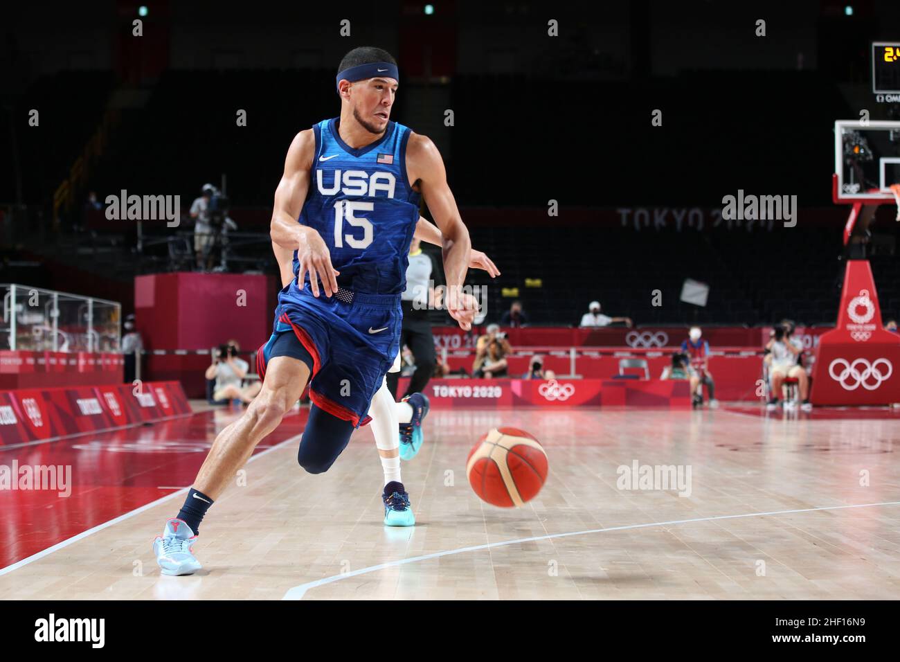 JULY 25th, 2021 - SAITAMA, JAPAN: Devin Booker of the United States in ...