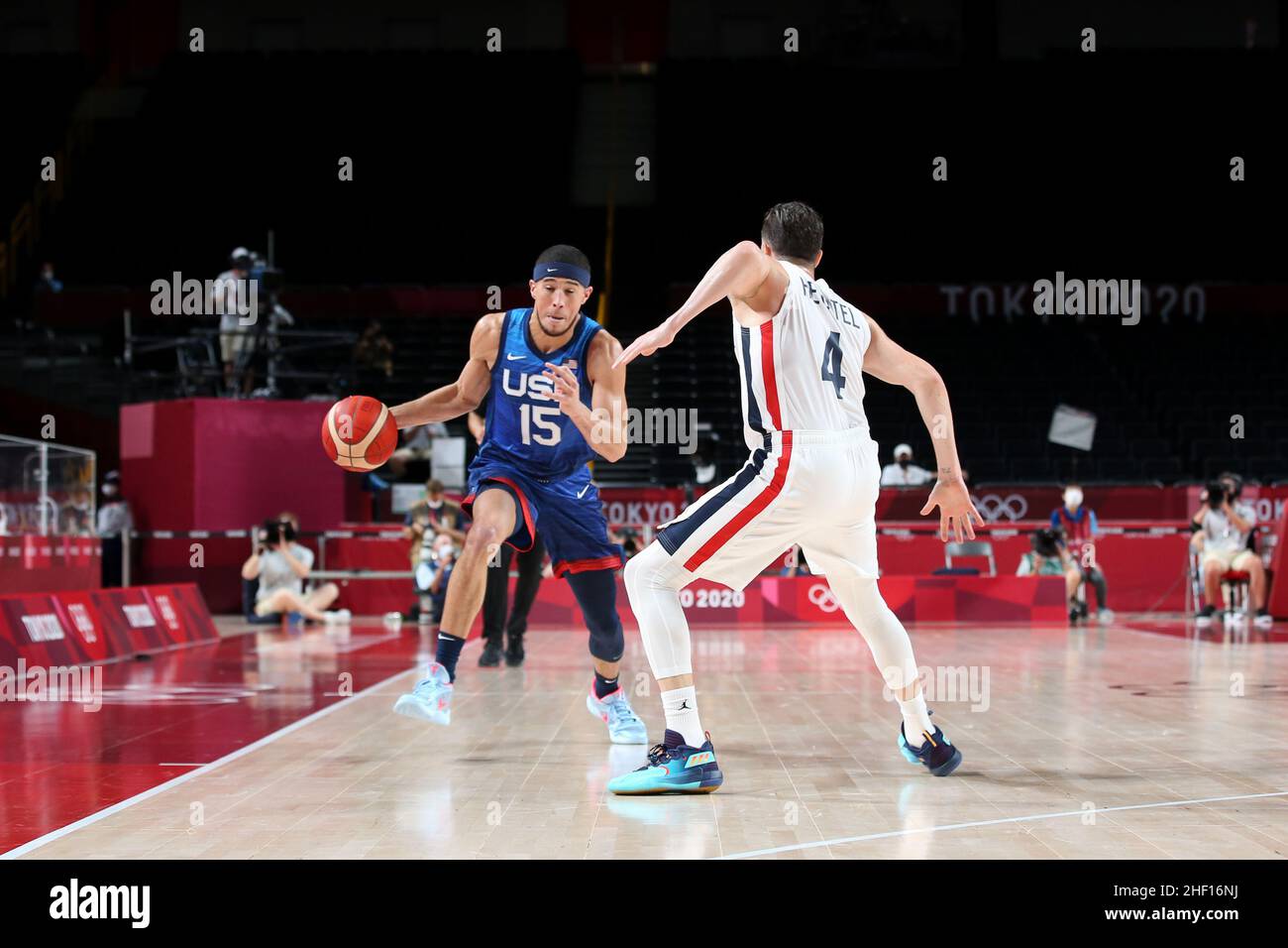 JULY 25th, 2021 - SAITAMA, JAPAN: Devin Booker of the United States in ...