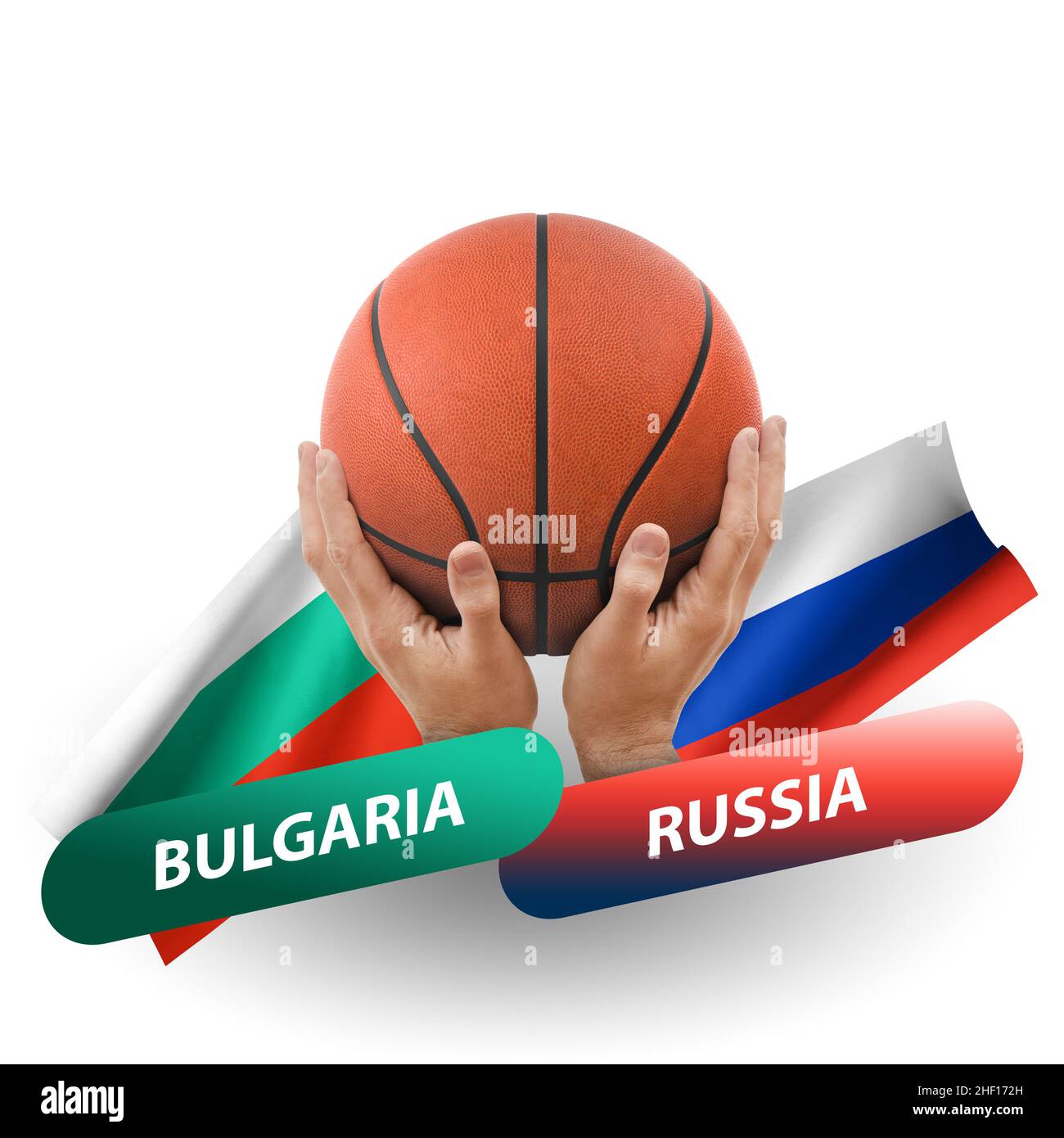 Flag bulgaria vs flag russia hi-res stock photography and images - Alamy