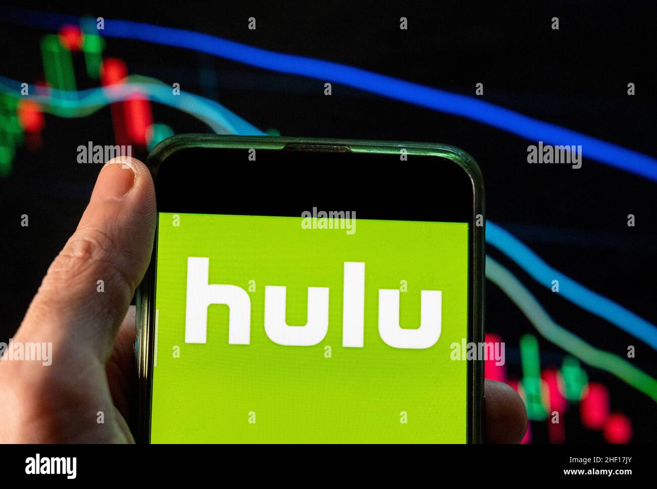 In this photo illustration the American global on-demand Internet ...