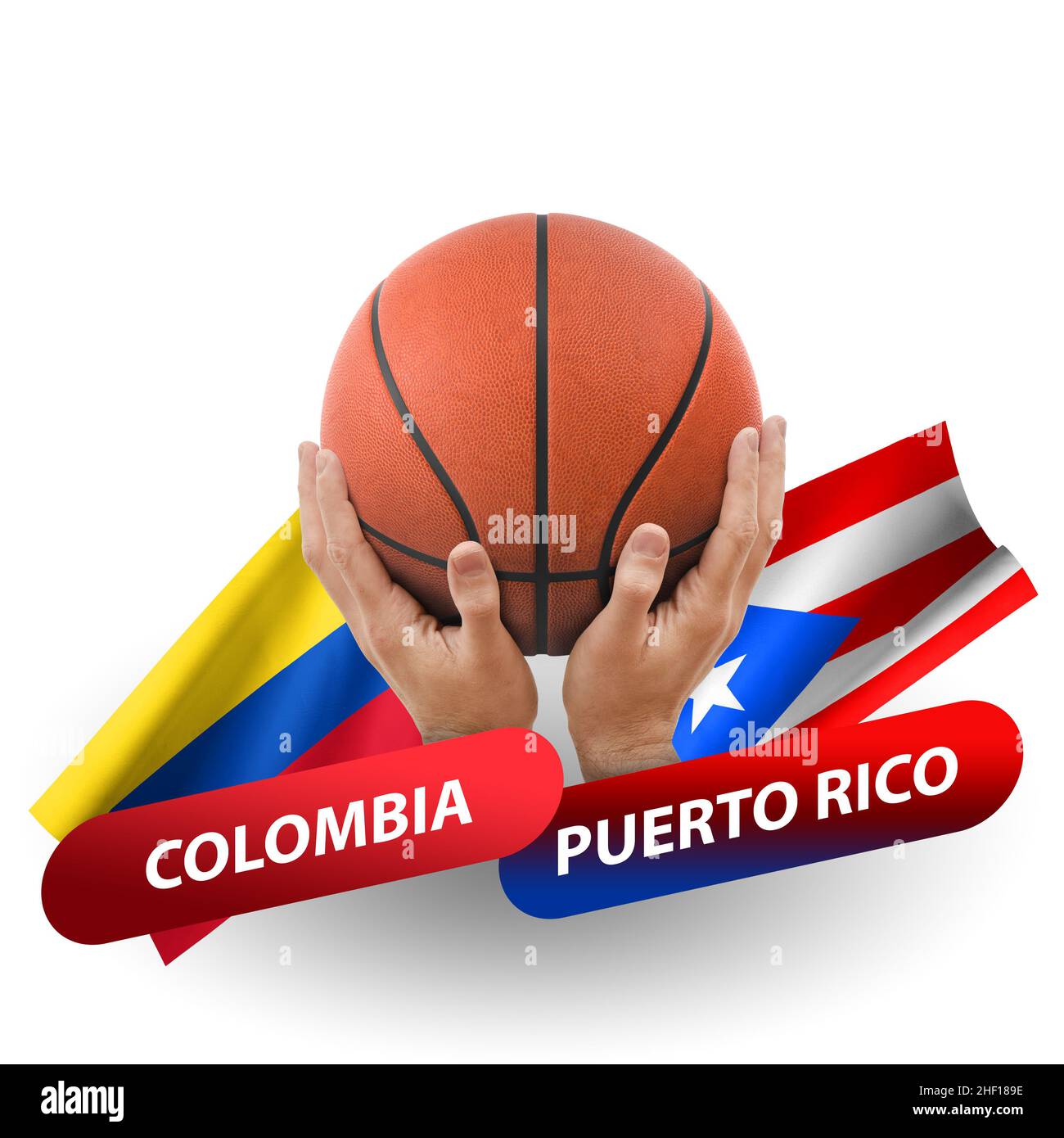 Puerto rico colombia flag Cut Out Stock Images & Pictures - Alamy
