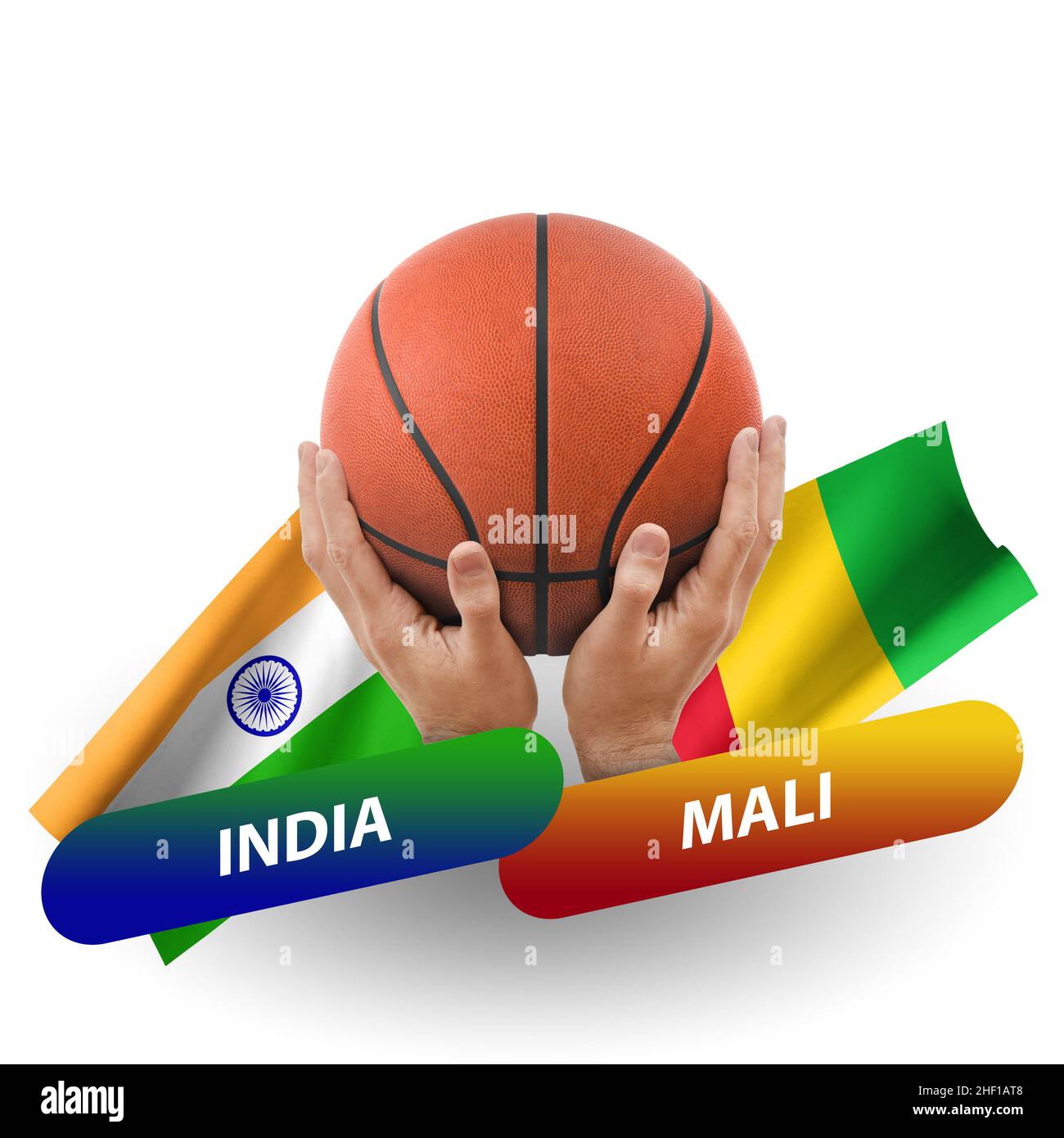 India mali flag hi-res stock photography and images - Alamy