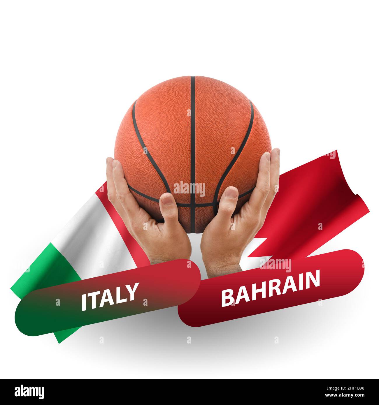 Basketball competition match, national teams italy vs bahrain Stock ...