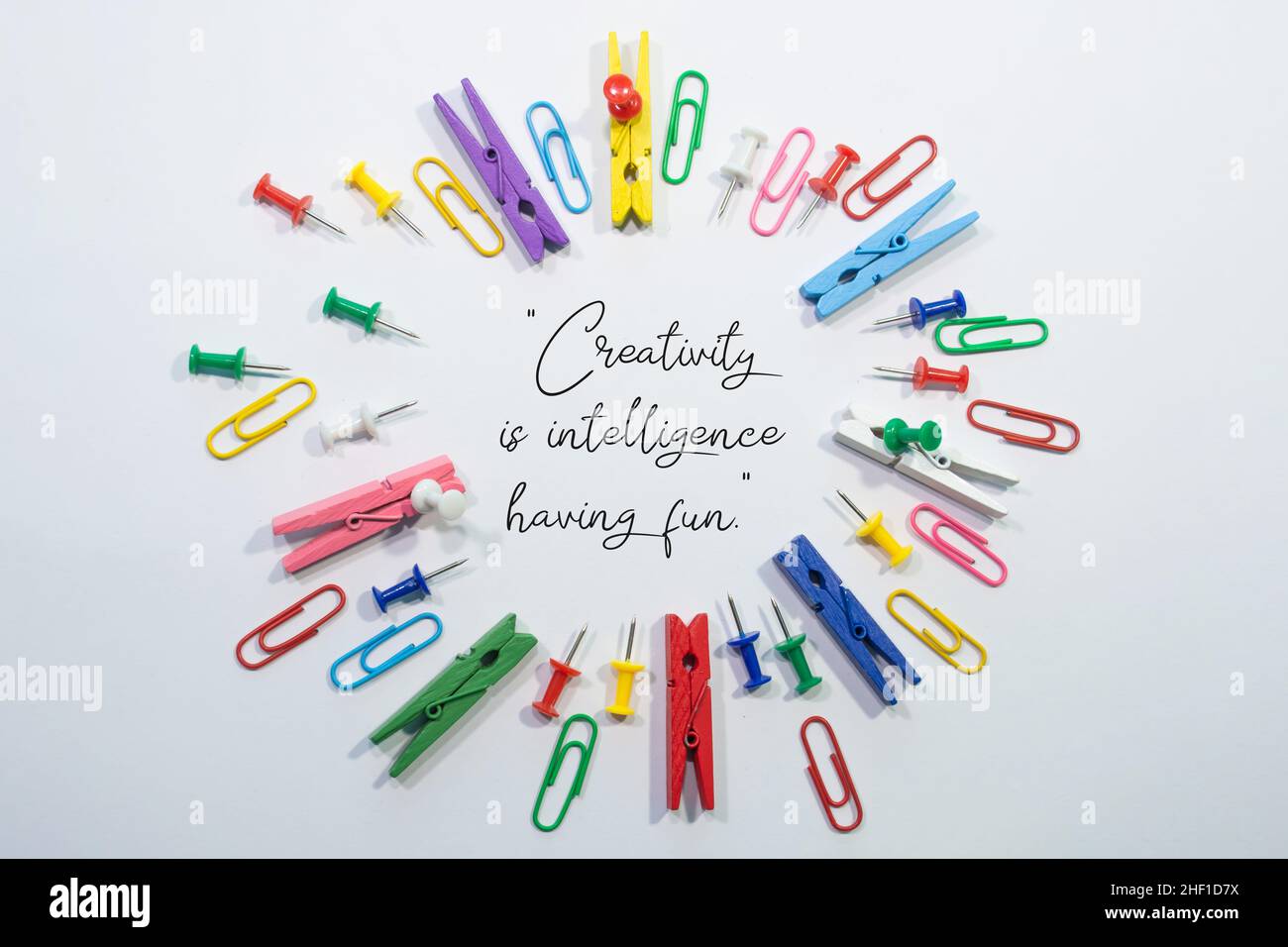 Text written creativity is intelligence having fun with office ...