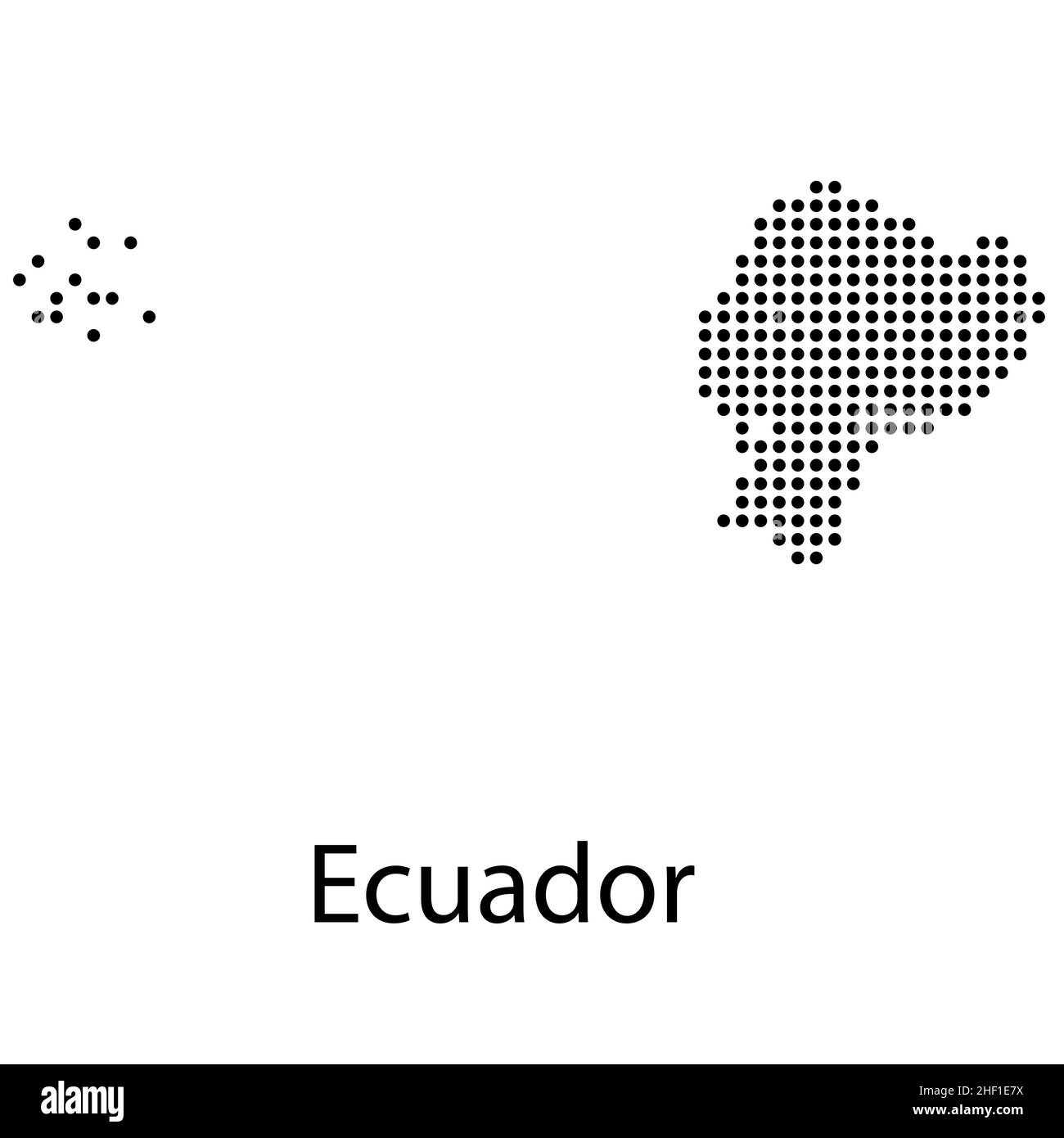 High detailed vector map - Ecuador vector illustration Stock Vector ...