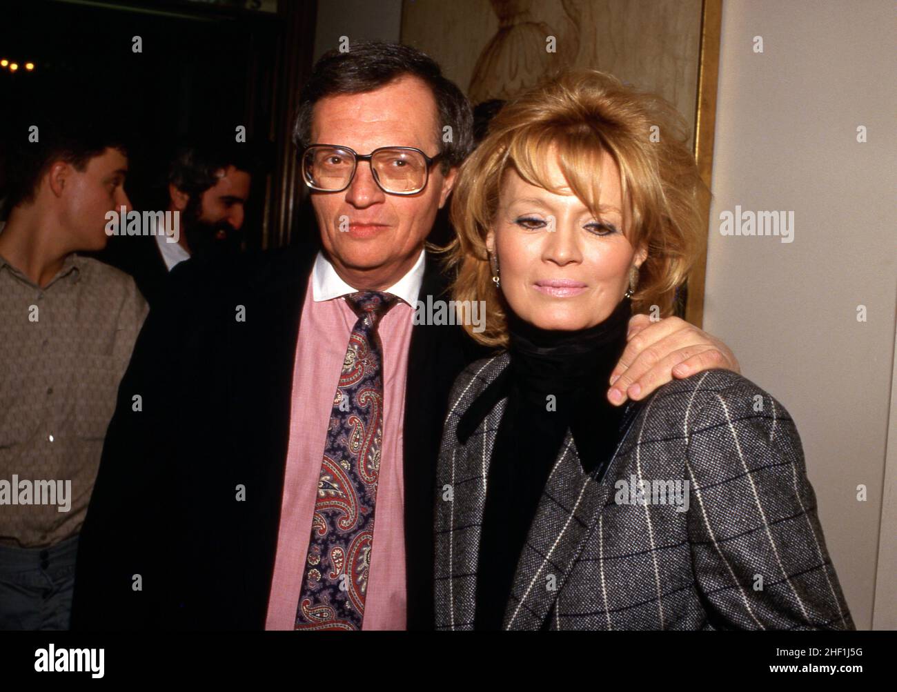 Angie Dickinson and Larry King Circa 1980's . Credit: Ralph Dominguez ...