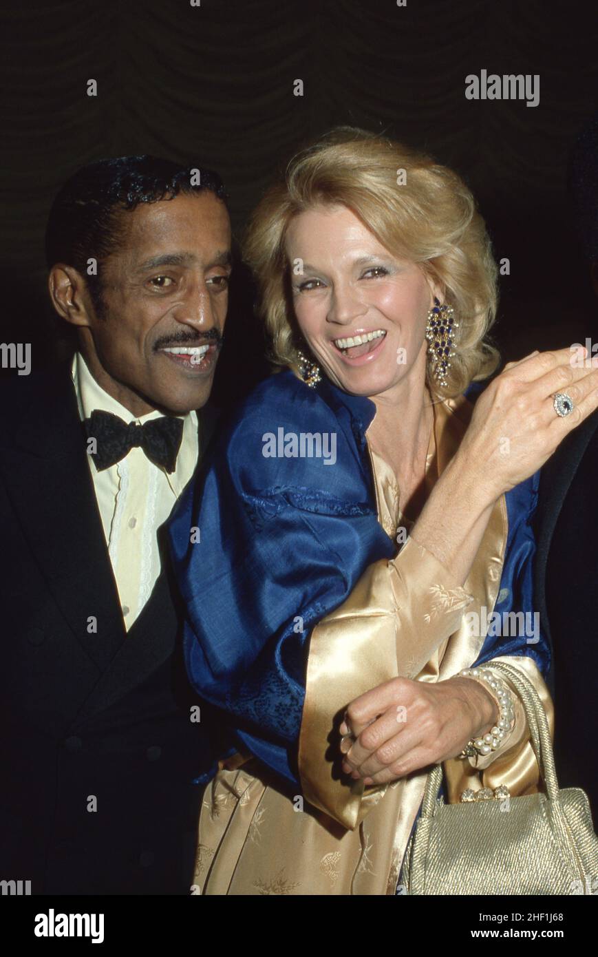 Angie Dickinson and Sammy Davis Jr. Circa 1980's . Credit: Ralph ...