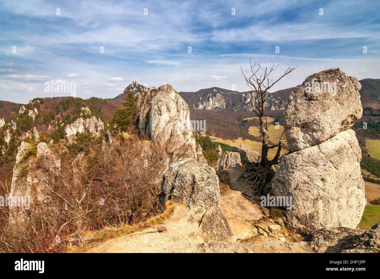 Spring landscape, The Sulov rocks in Slovakia, Europe Stock Photo - Alamy