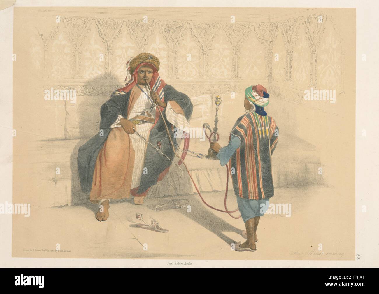 An arab sheikh smoking hi-res stock photography and images - Alamy