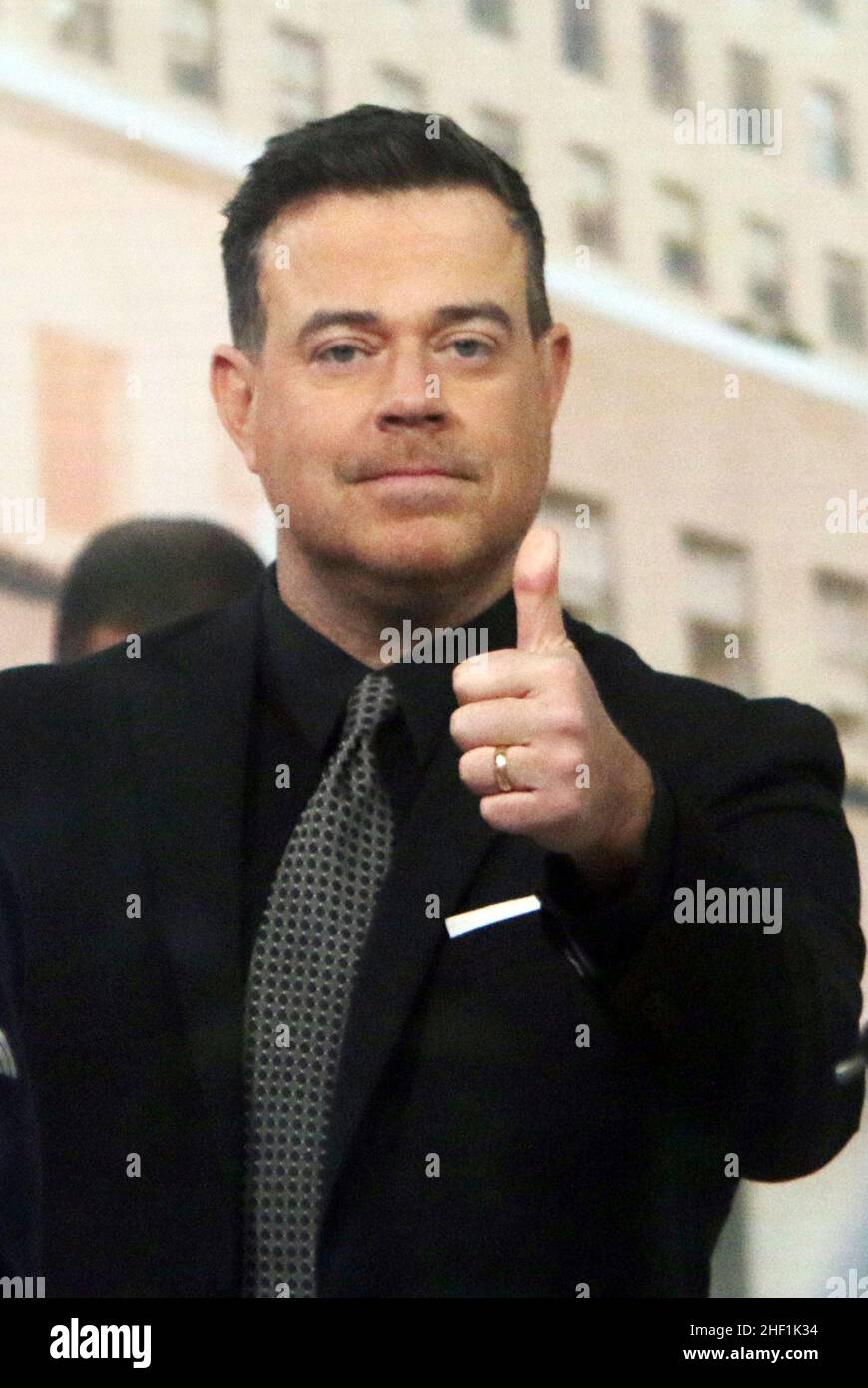 NEW YORK, NY- JANUARY 13: Carson Daly on the set of NBC's Today in New ...