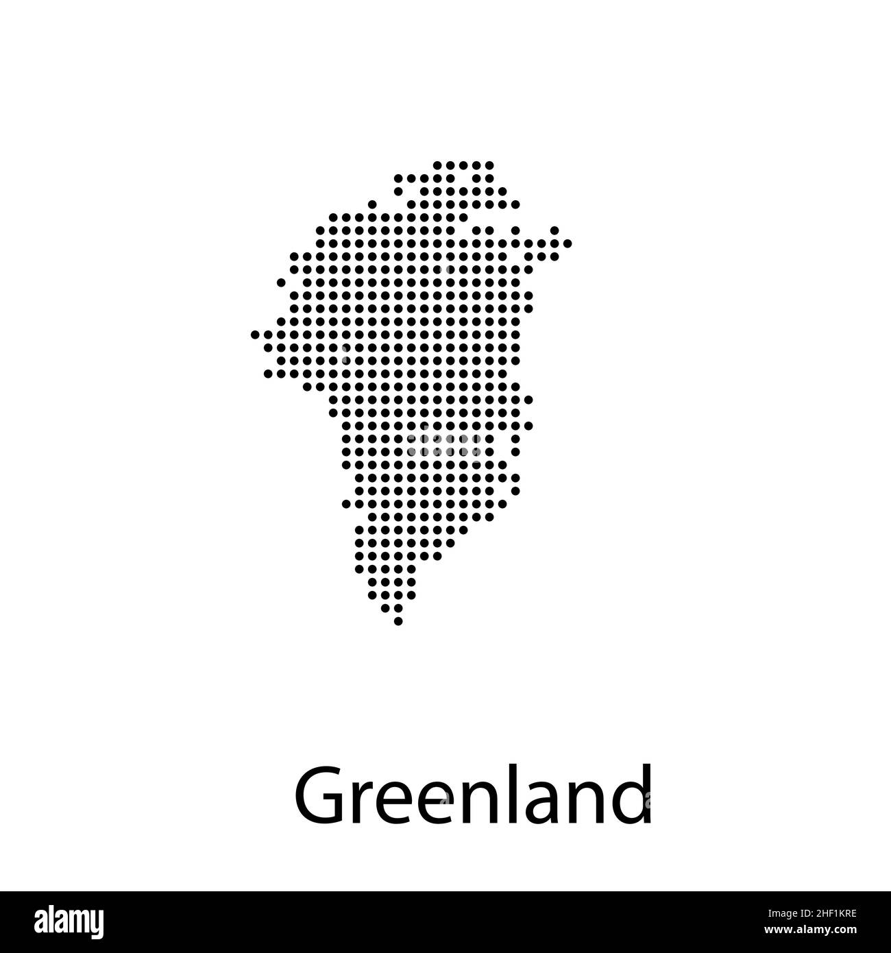 vector map of greenland vector illustration Stock Vector Image & Art ...