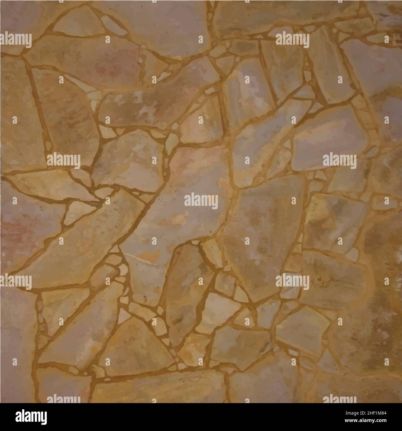 realistic stone or irregular slate wall background vector illustration ...