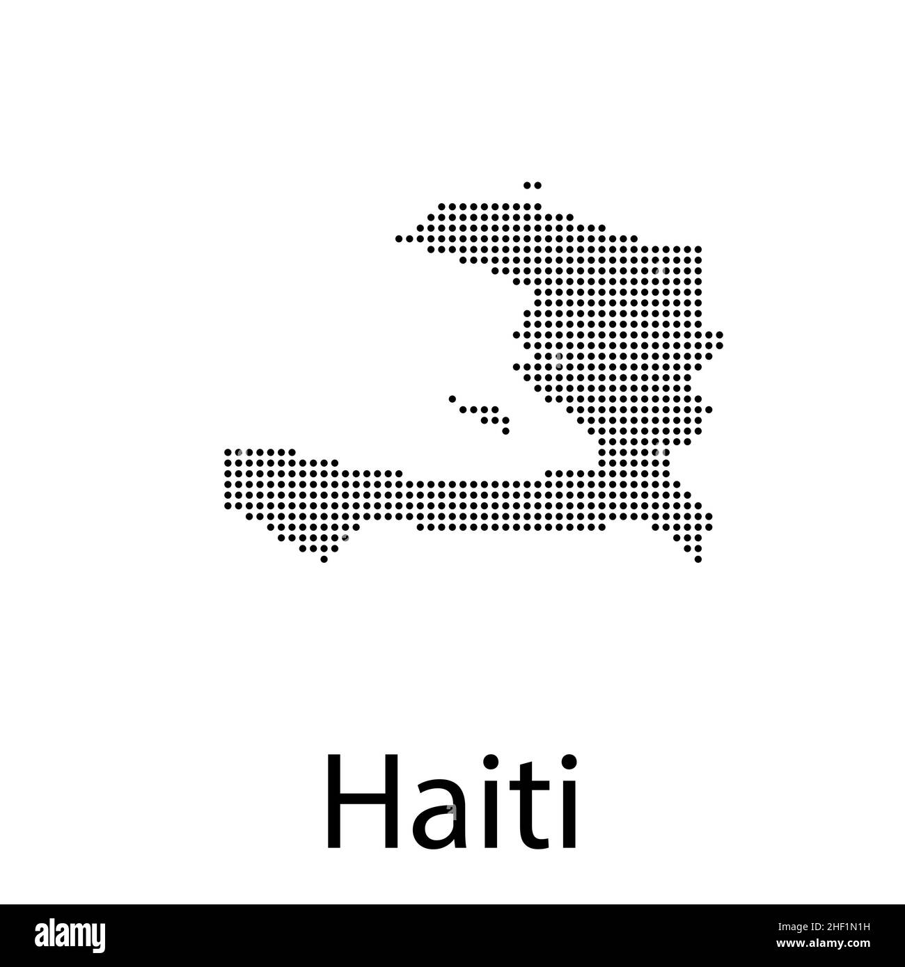 High detailed vector map - Haiti vector illustration Stock Vector Image ...