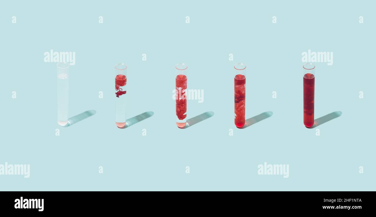 Blood drop test tube hi-res stock photography and images - Alamy