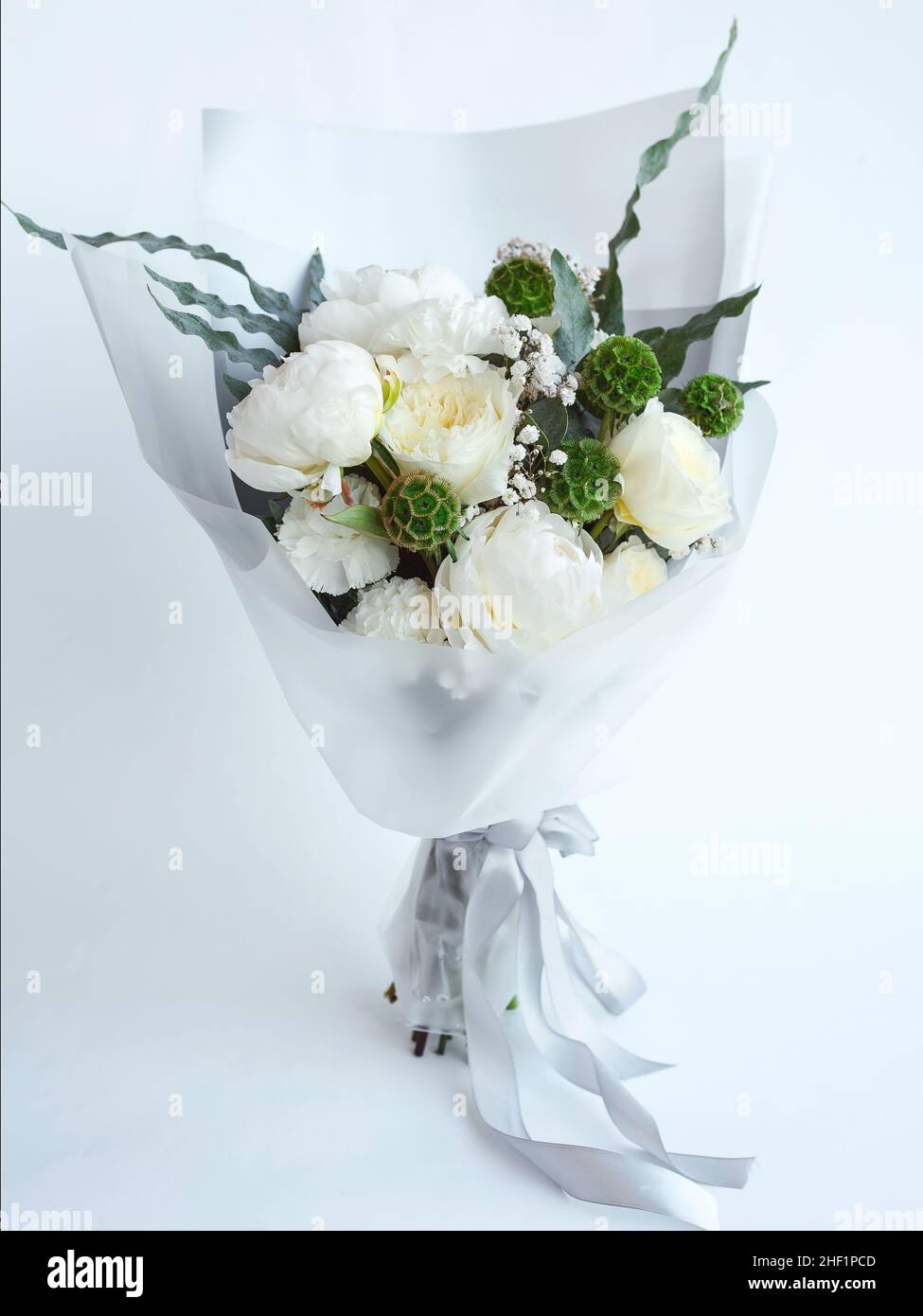 Modern stylish design flower bouquet. Holiday, celebration, florist ...