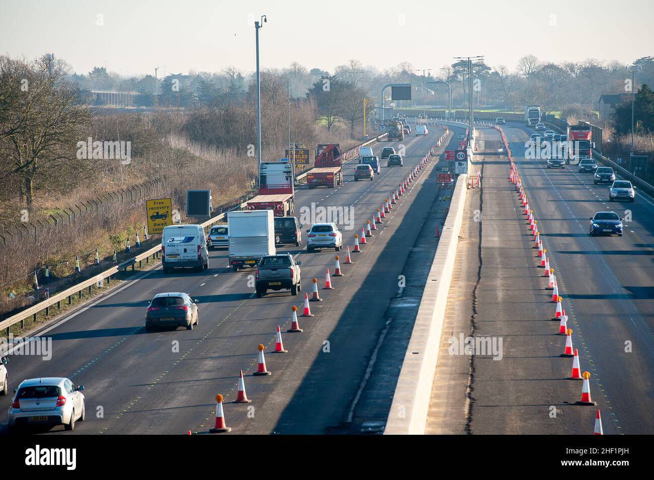 New motorway refuge areas hi-res stock photography and images - Alamy