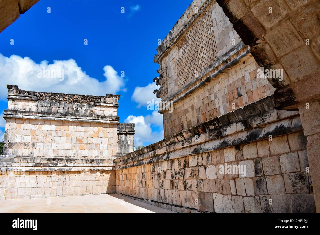 Old, well-preserved Maya buildings on the site in Uxmal Stock Photo - Alamy