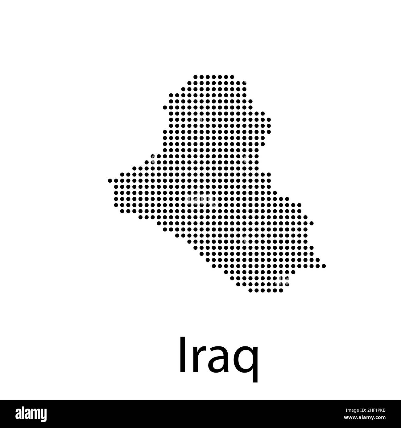 map of iraq. map concept vector illustration Stock Vector Image & Art ...