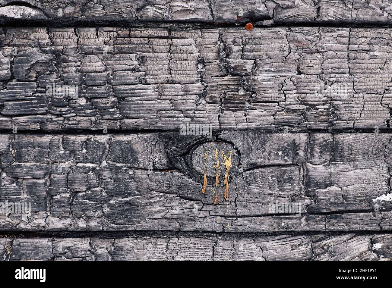 Wooden texture of boards burned by fire. Burnt board background Stock ...