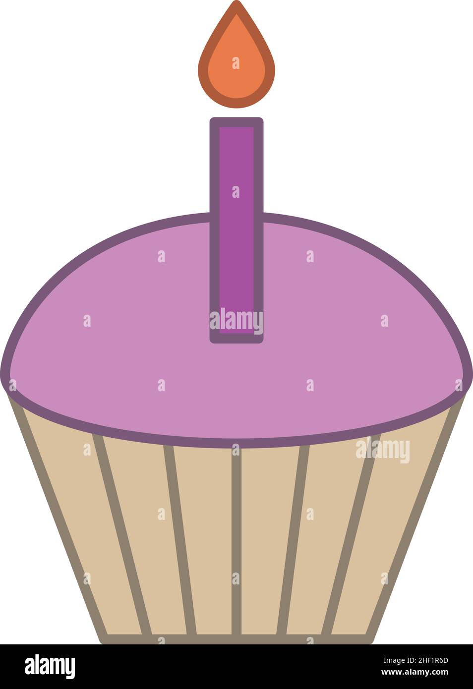 Cupcake Candle Filled Outline Icon Vector Stock Vector Image & Art - Alamy Cupcake Candle Filled Outline Icon Vector Stock Vector Image & Art - Alamy