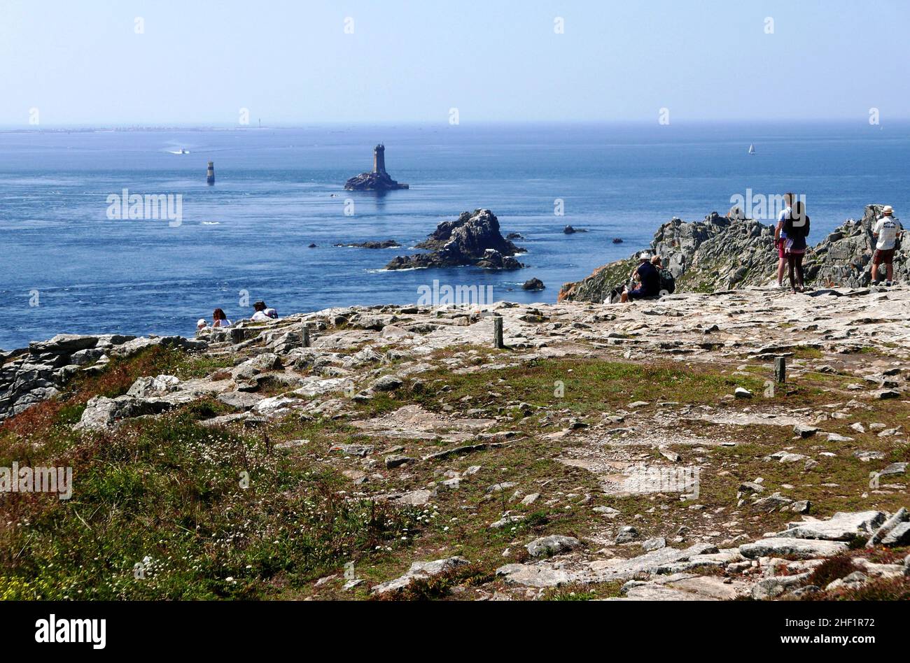 Pointe du Raz, Plogoff, Finistere, Bretagne, France, Europe Stock Photo ...