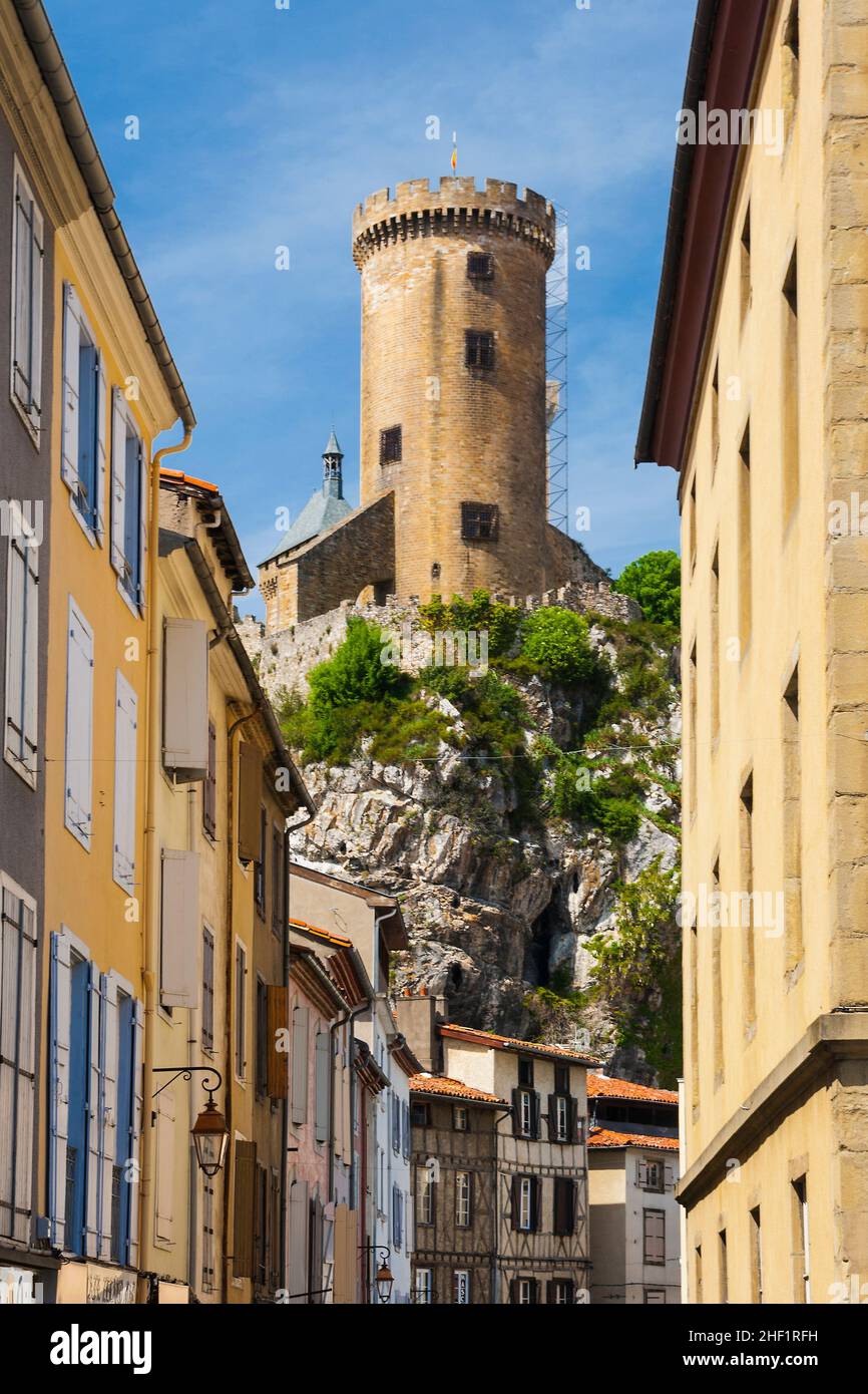 Foix castle, France Stock Photo - Alamy