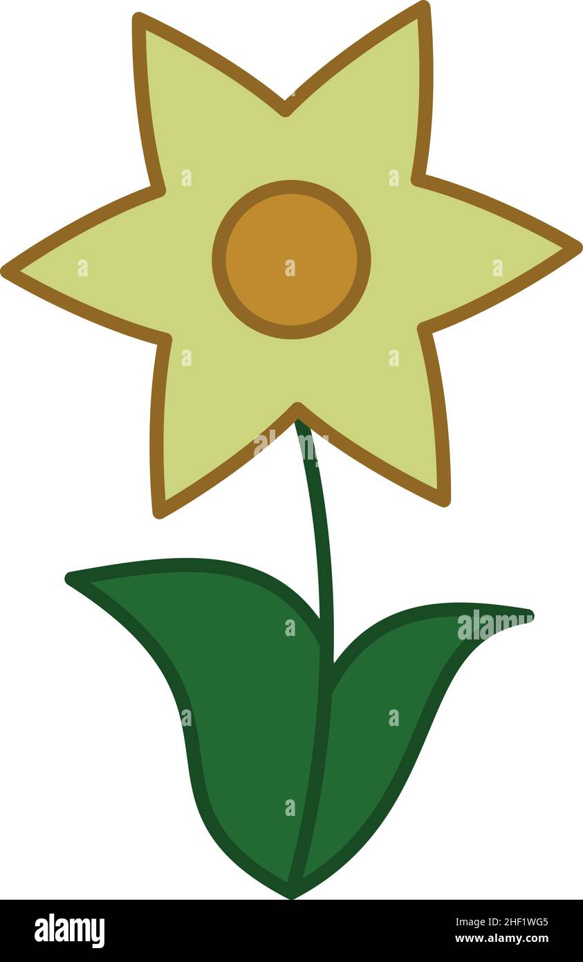 Daffodil Flower Filled Outline Icon Vector Stock Vector Image & Art - Alamy
