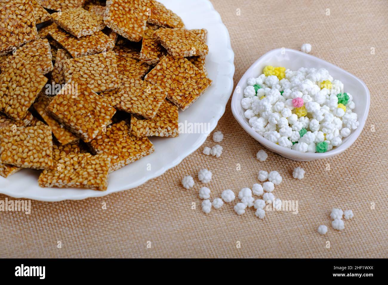 Uttarayan sweets hi-res stock photography and images - Alamy